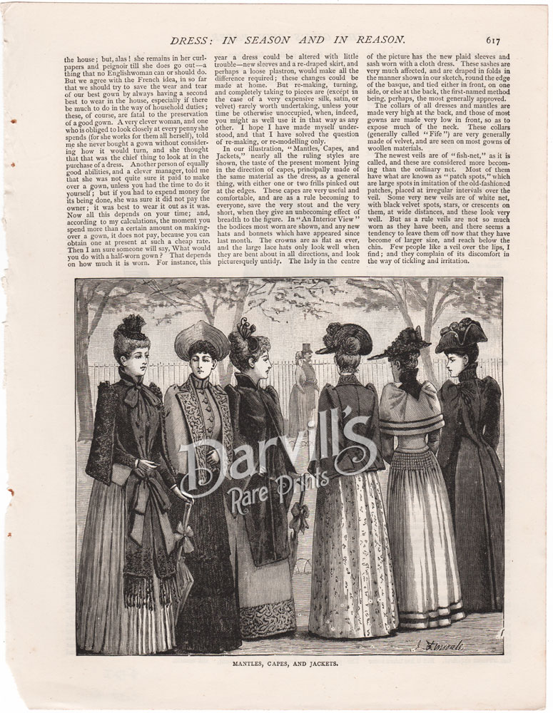 Original engravings from "The Girl's Own Paper" a Victorian magazine ...