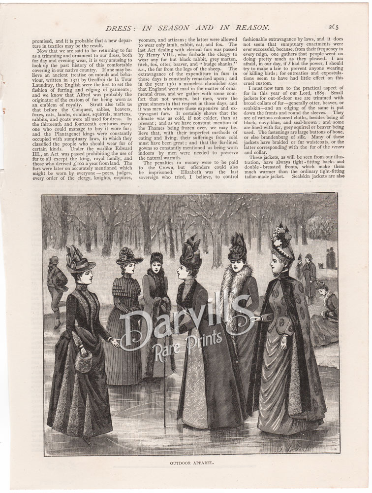 Original engravings from "The Girl's Own Paper" a Victorian magazine ...