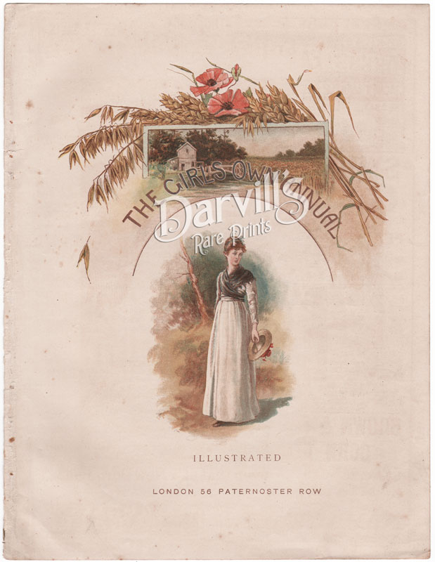 Original engravings from "The Girl's Own Paper" a Victorian magazine ...