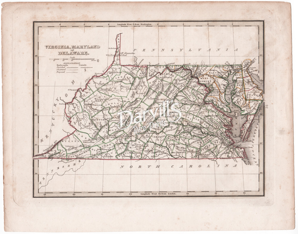 U.S. State and City maps from circa 1890