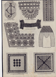 Antique prints of Victorian fashion, patterns, etc.