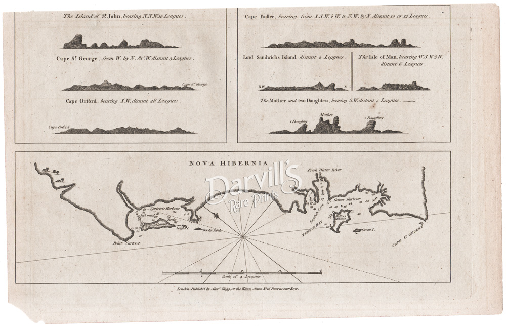 Sea charts, navigation maps, landfall views from Explorations of the ...