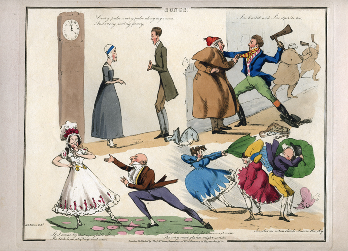 Henry Alken "Illustrations to Popular Songs" 1823 hand colored soft ...