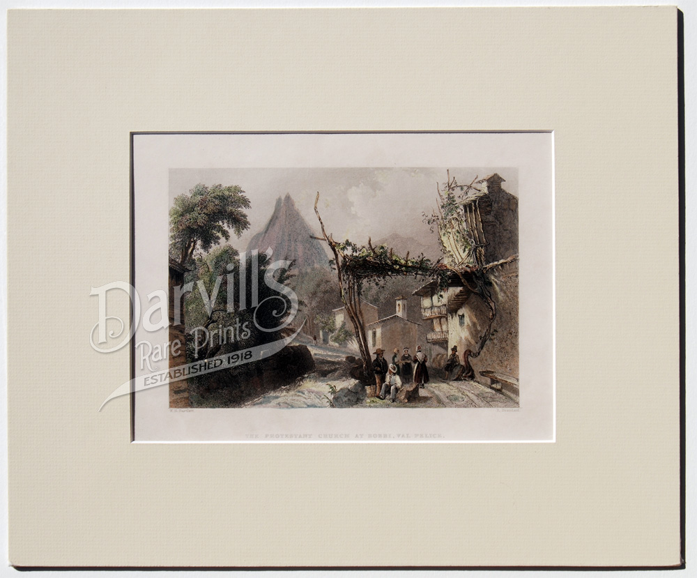 original antique engravings of Italy William Henry Bartlett steel ...