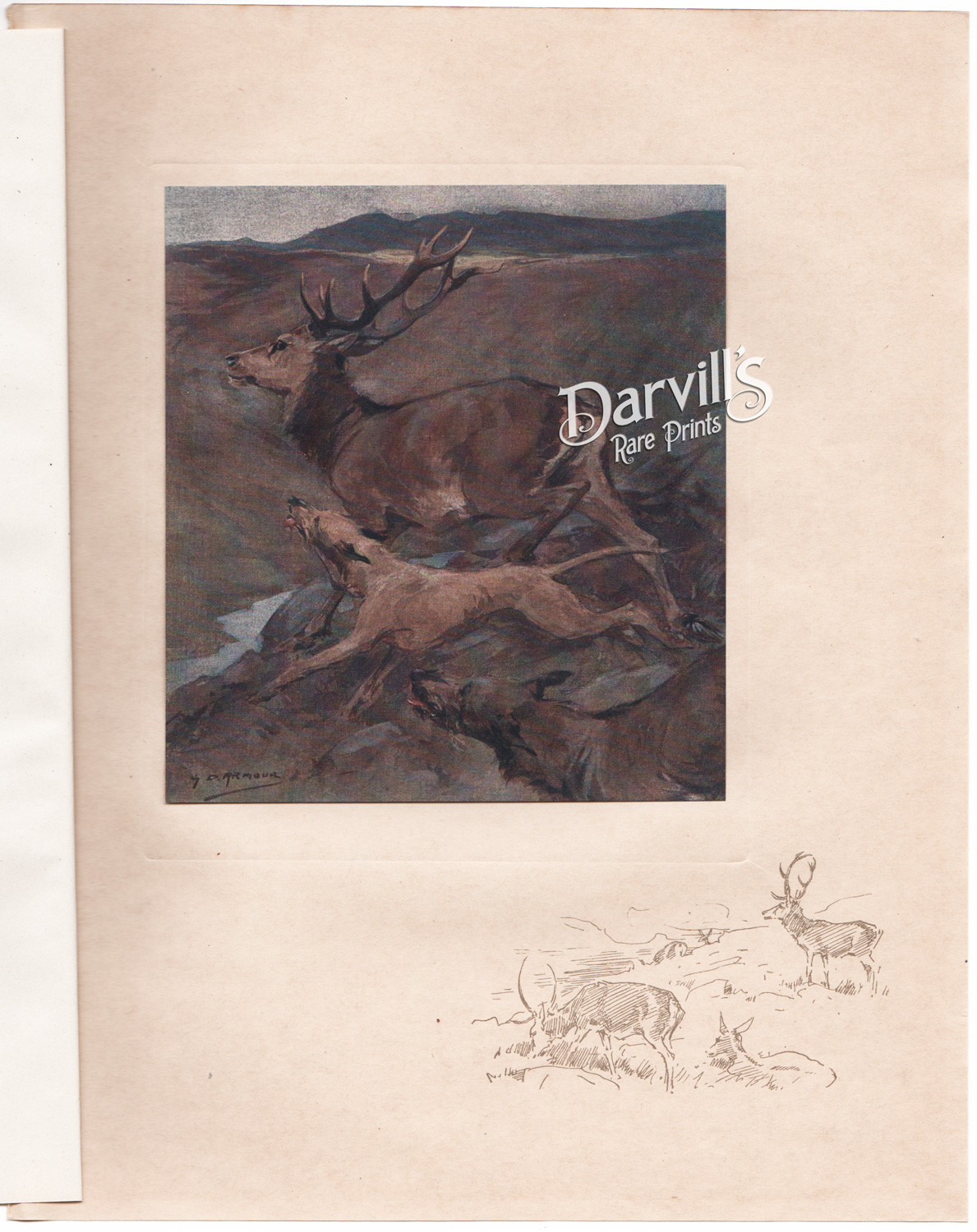 British Sport Past and Present, illustrateed by G. Denholm Armour ...