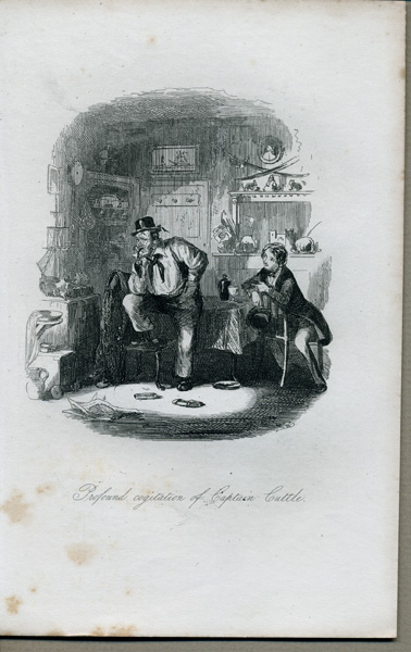 H.K. Browne Phiz prints from Charles Dickens novels Dombey and Son