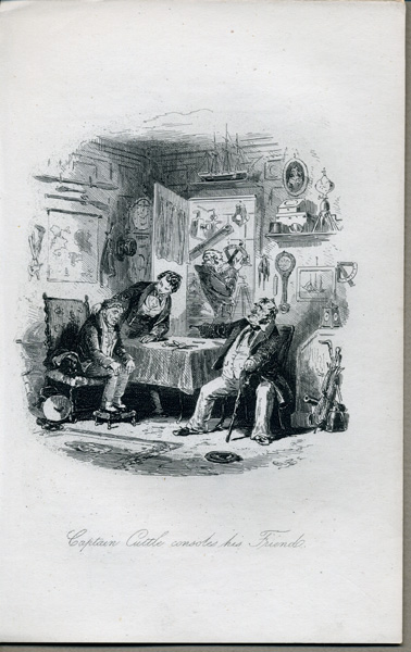H.K. Browne Phiz prints from Charles Dickens novels Dombey and Son