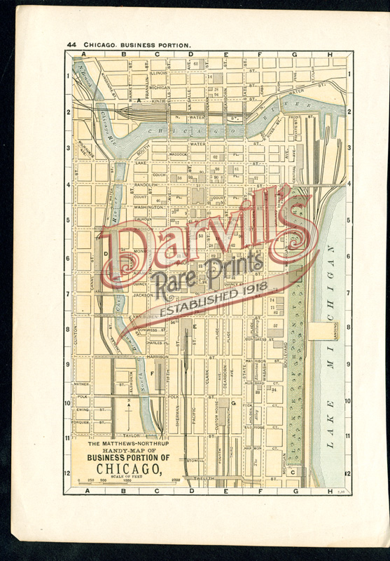 U.S. State and City maps from circa 1890