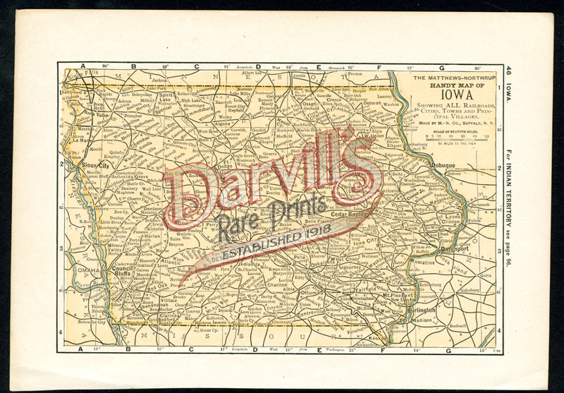 U.S. State and City maps from circa 1890