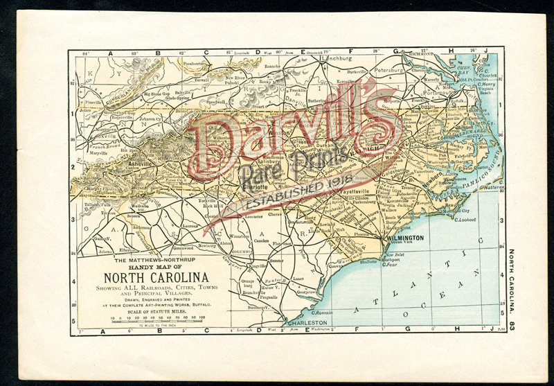 U.S. State and City maps from circa 1890