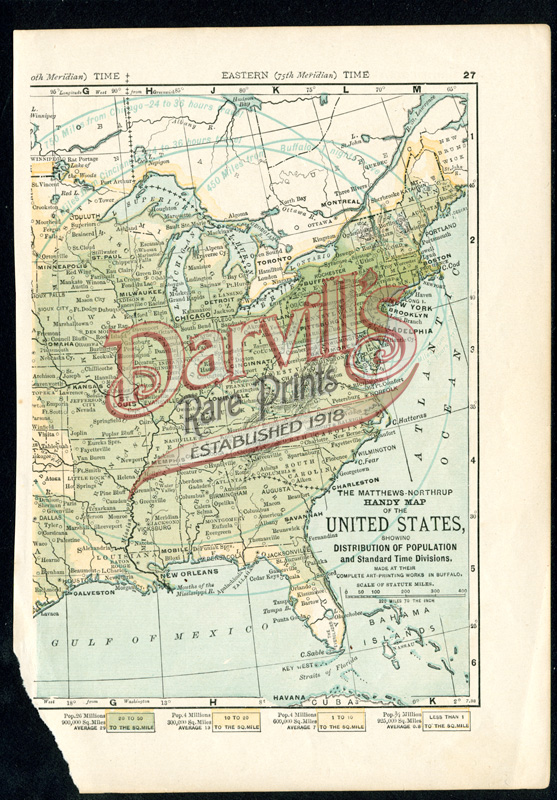 U.S. State and City maps from circa 1890