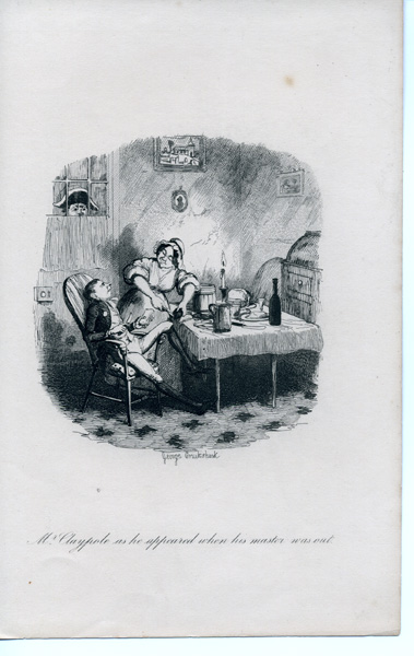 George Cruikshank prints from Charles Dickens' "Oiver Twist" and other ...