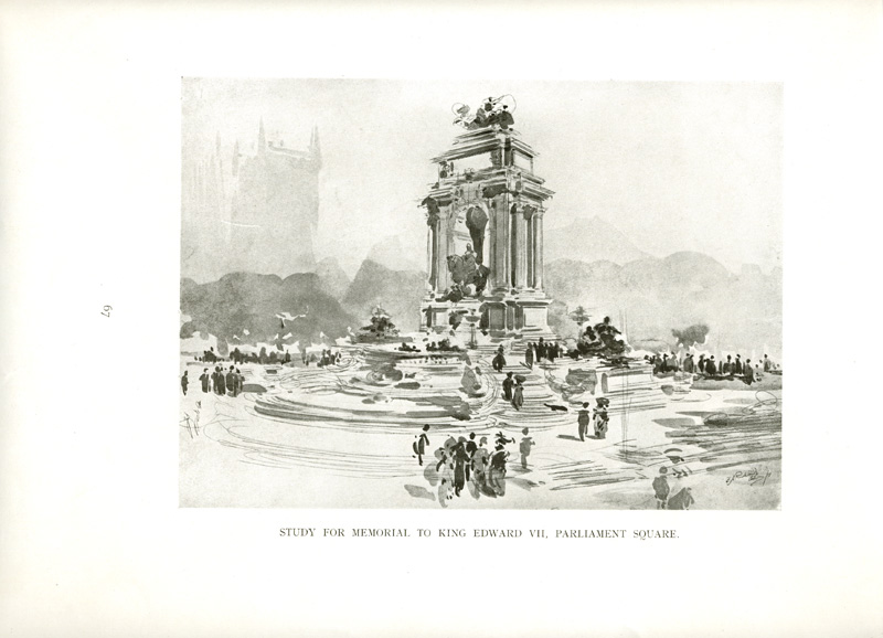 The Art of E. A. Rickards (1920) architectural renderings, caricatures ...