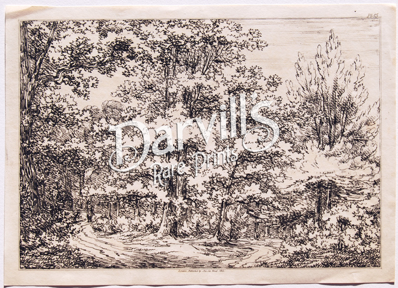 Sketching Landscape Scenery From Nature; soft ground etchings by John ...