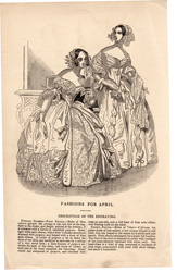 Godey's Fashion (1860s chromolithographs) Plates lithographs from the ...