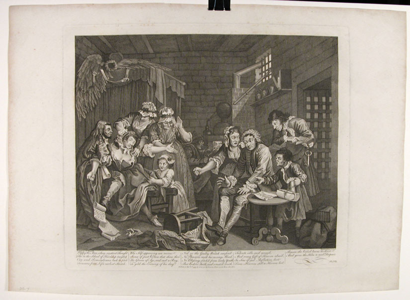 "Rake's Progress" by William Hogarth original copperplate engravings, a ...