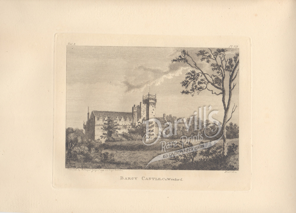 Antique prints of Irish Castles, Monasteries, Abbeys, Rectories ...