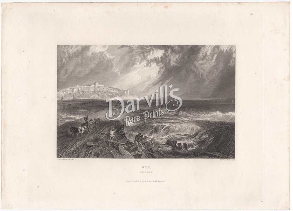 Original JMW Turner engravings from Picturesque Views of Southern ...