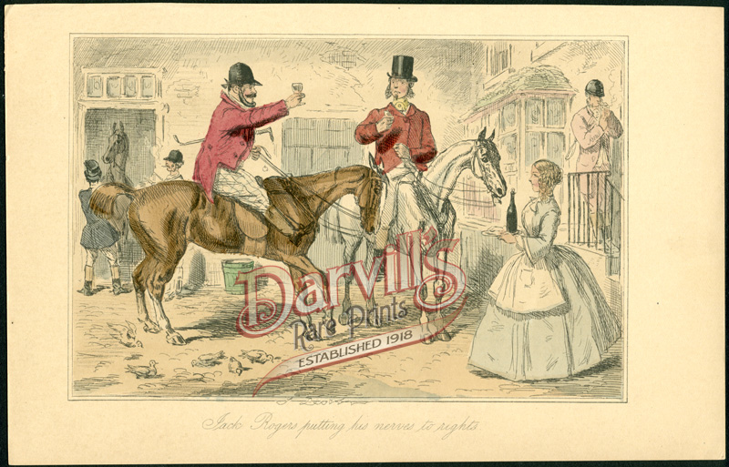 Original John Leech etchings from 'Ask Mamma; or, The Richest Commoner ...