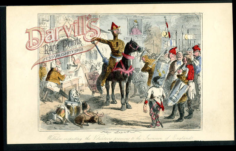 the Comic History of England: orgininal John Leech hand-colored ...