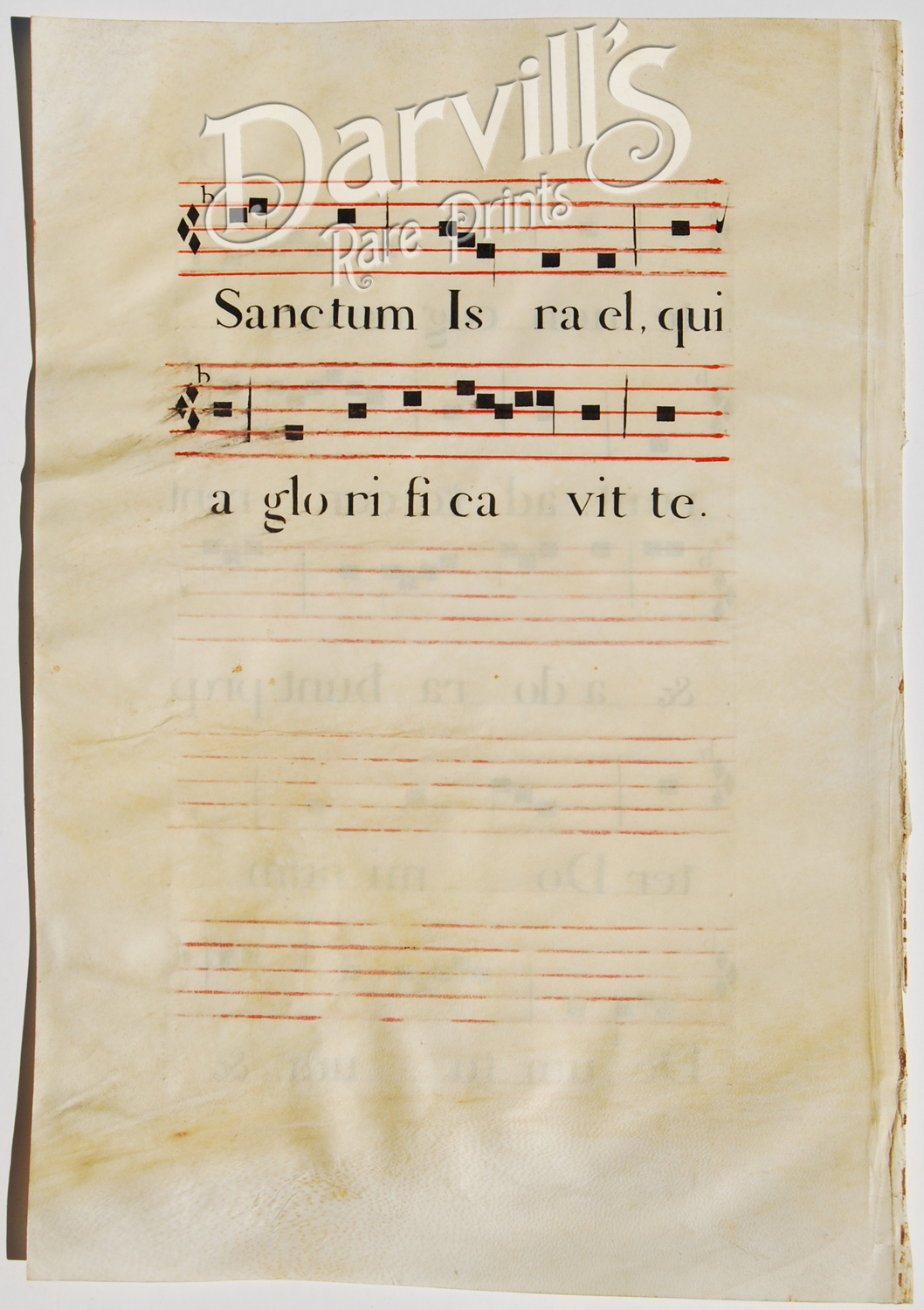 Missale Festivum manuscript, handwritten parchments from Spanish ...