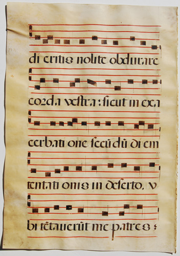 Missale Festivum manuscript, handwritten parchments from Spanish ...