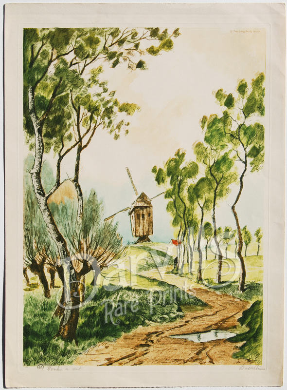 Original etchings from the Paris Etching Society and Sidney Z. Lucas ...