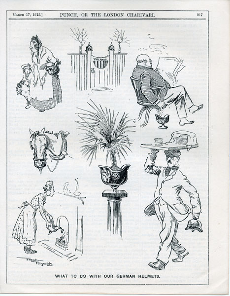 Punch magazine World War I Cartoons from 1915