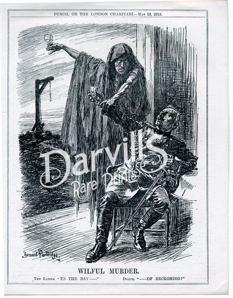 Punch magazine World War I Cartoons from 1915