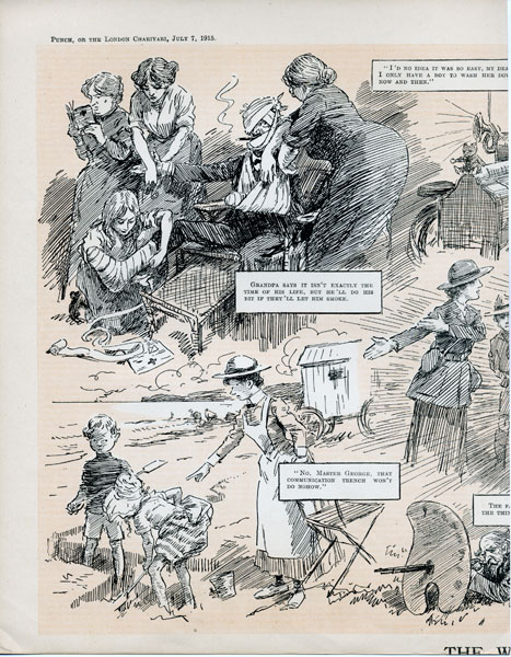 Punch magazine World War I Cartoons from 1915