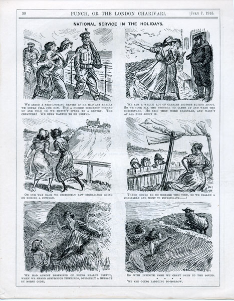 Punch magazine World War I Cartoons from 1915