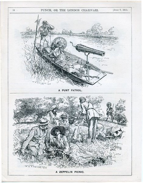 Punch magazine World War I Cartoons from 1915