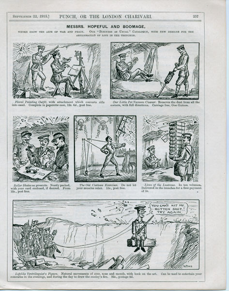 Punch magazine World War I Cartoons from 1915