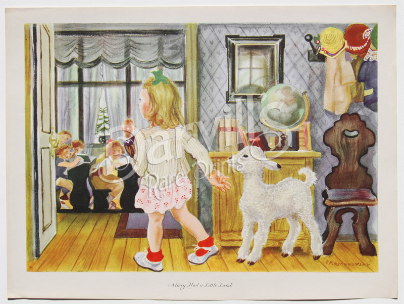 Nursery rhyme illustrations by Feodor Rojankovsky, circa 1945