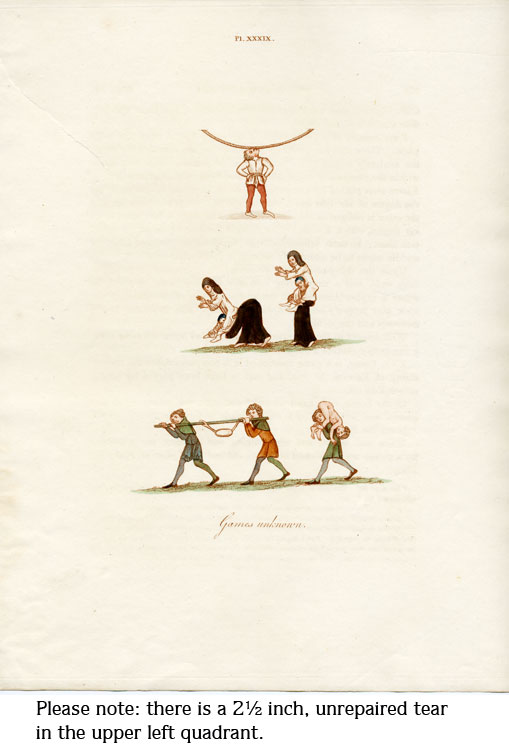 Sports and Pastimes of the People of England by Joseph Strutt, 1810 ...