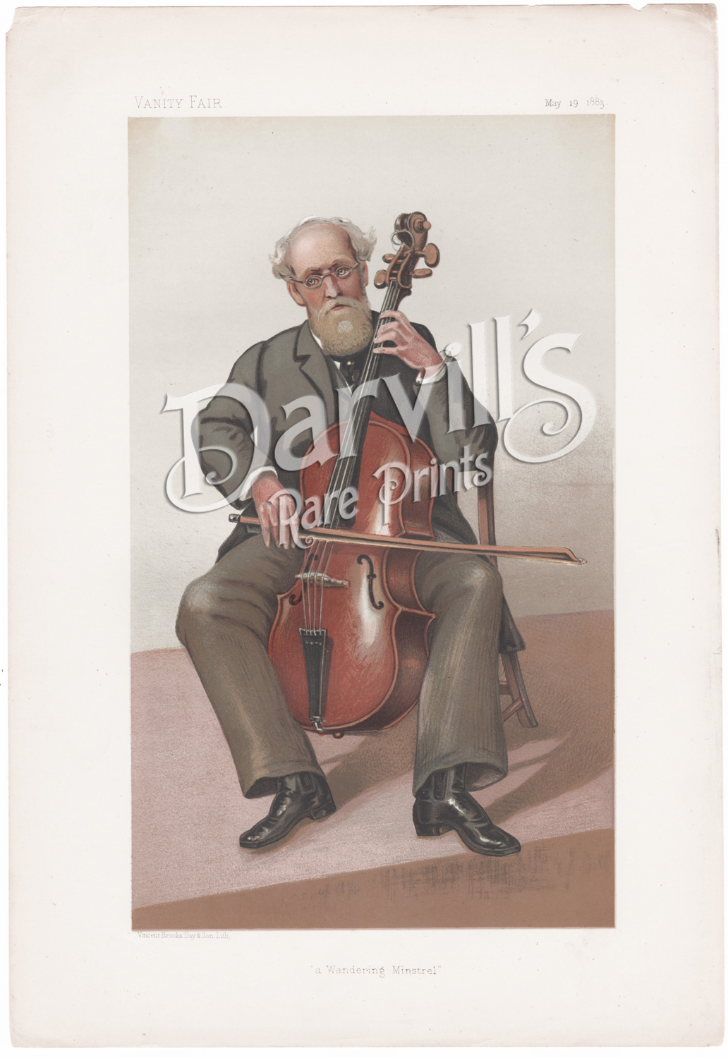Original Vanity Fair print of Lord Gerald Fitz Gerald May 19 1883 ...