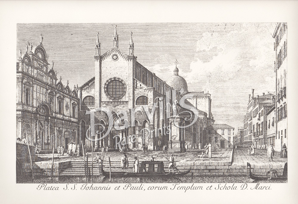 Original vintage reproductions of rare 18th-century engravings of ...